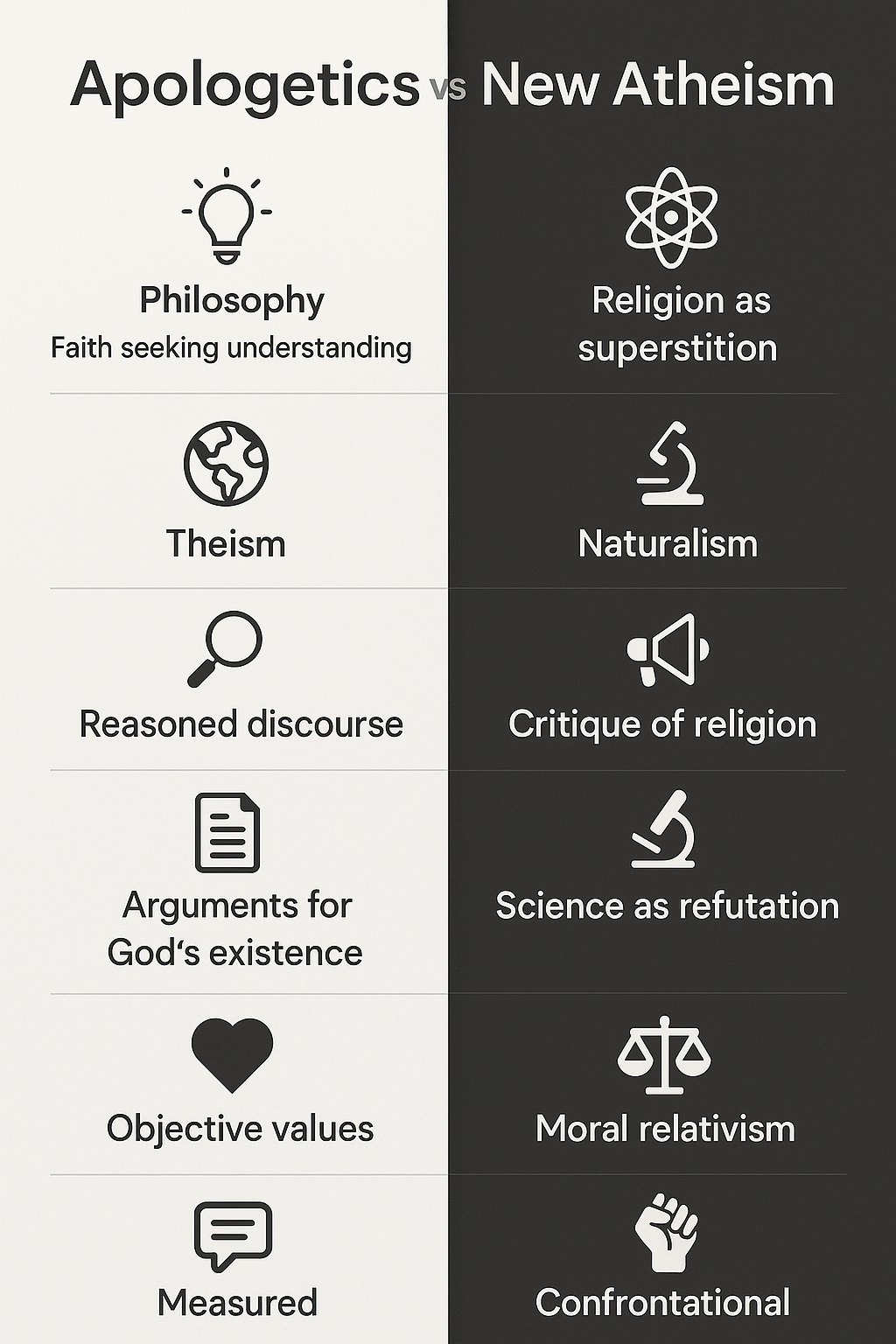 Contrasting Christian Apologetics vs. New Atheism – Smith For Christ Blog